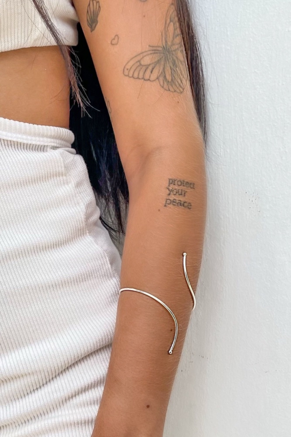 Bracelete Aberto 2 Pontas - Sólut Pratas e Semijoias