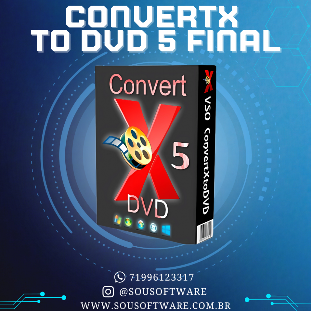 ConvertX to DVD 5.1.0.12 Final - VITALÍCIO - SouSoftware • Licenças ...