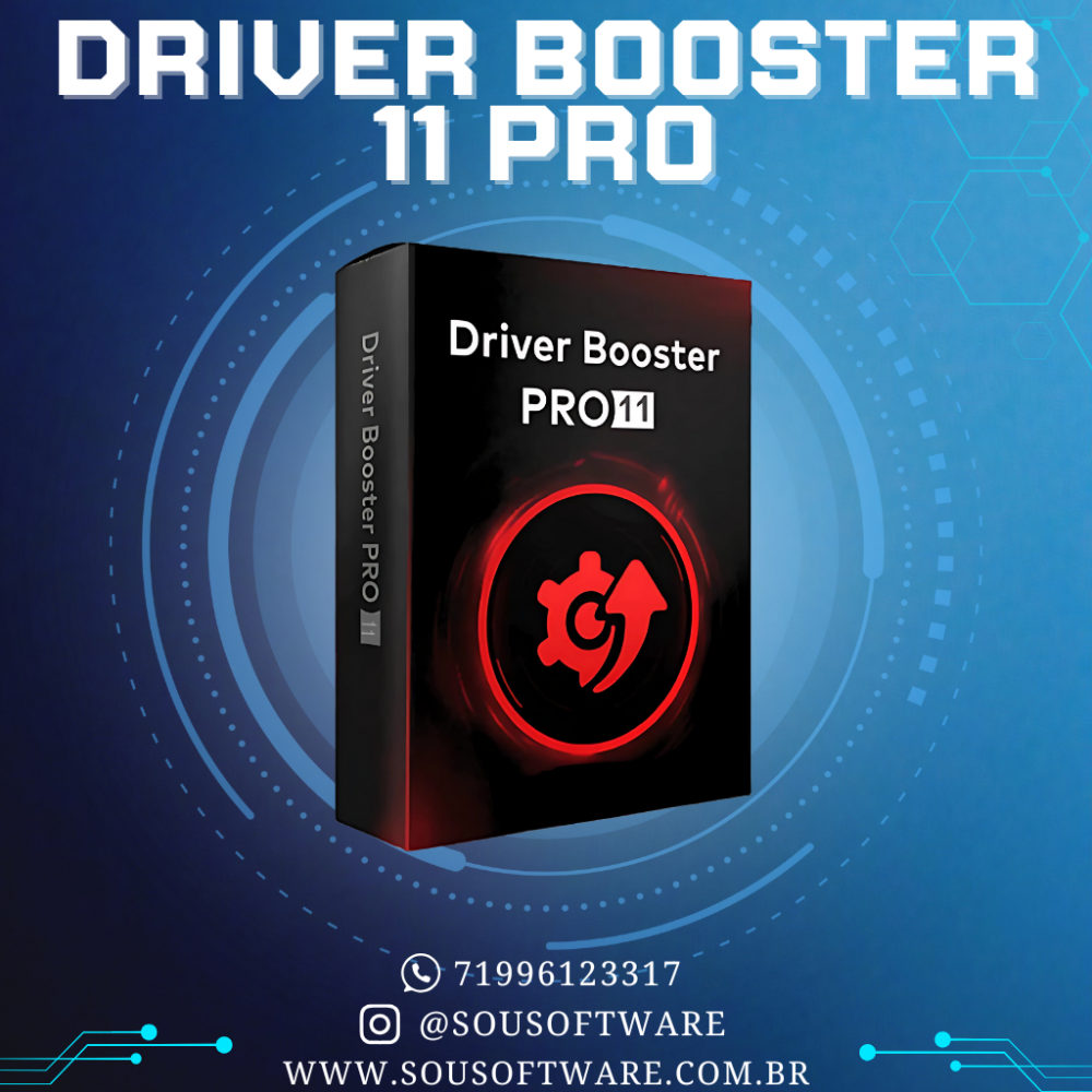 Driver Booster 11 PRO - 1 Ano - SouSoftware • Licenças Digitais