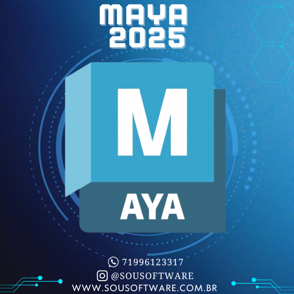 Autodesk Maya 2025 - 1 Ano - WINDOWS ou MAC - SouSoftware • Licenças ...