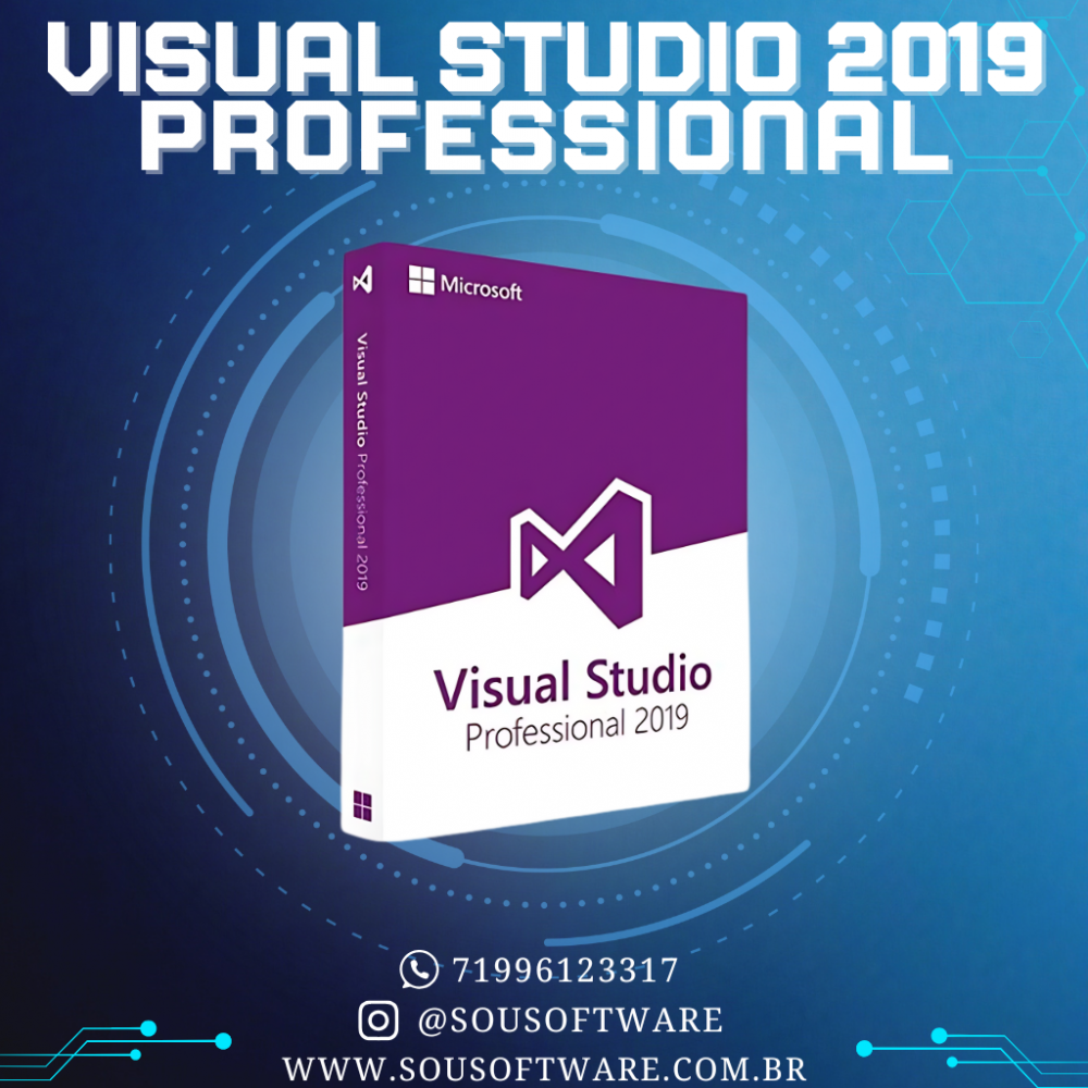 Visual Studio 2019 PROFESSIONAL - CHAVE 25 DIGITOS EXCLUSIVA ...