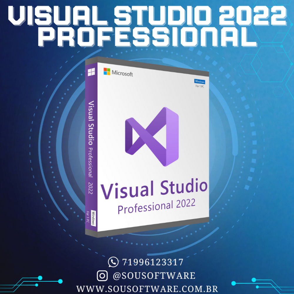 Visual Studio 2022 PROFESSIONAL - CHAVE 25 DIGITOS EXCLUSIVA ...