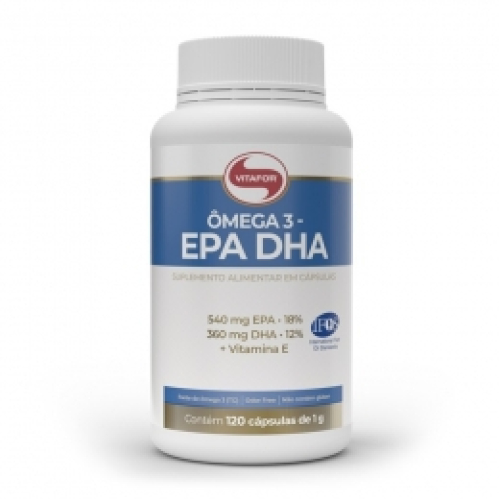 Ômega 3 EPA DHA 1g (120 Caps) - Espartano Suplementos