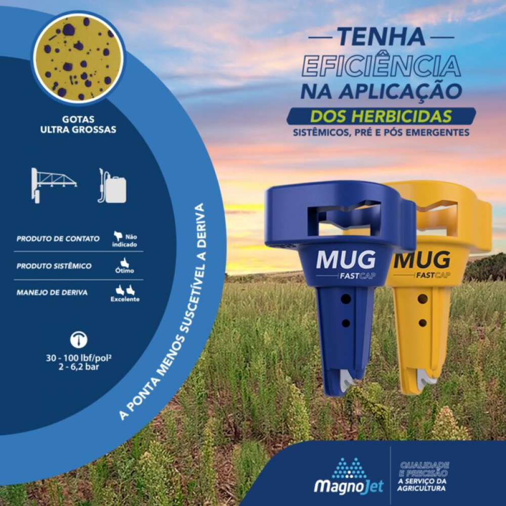 Ponta - Bico - Pulverização - MUG Magnojet - Spraytech