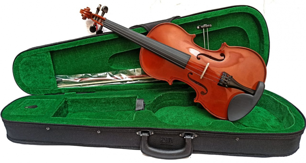 Violino 4/4 Iniciante Maciço Harmonics Original - S'STRINGS - Sstrings
