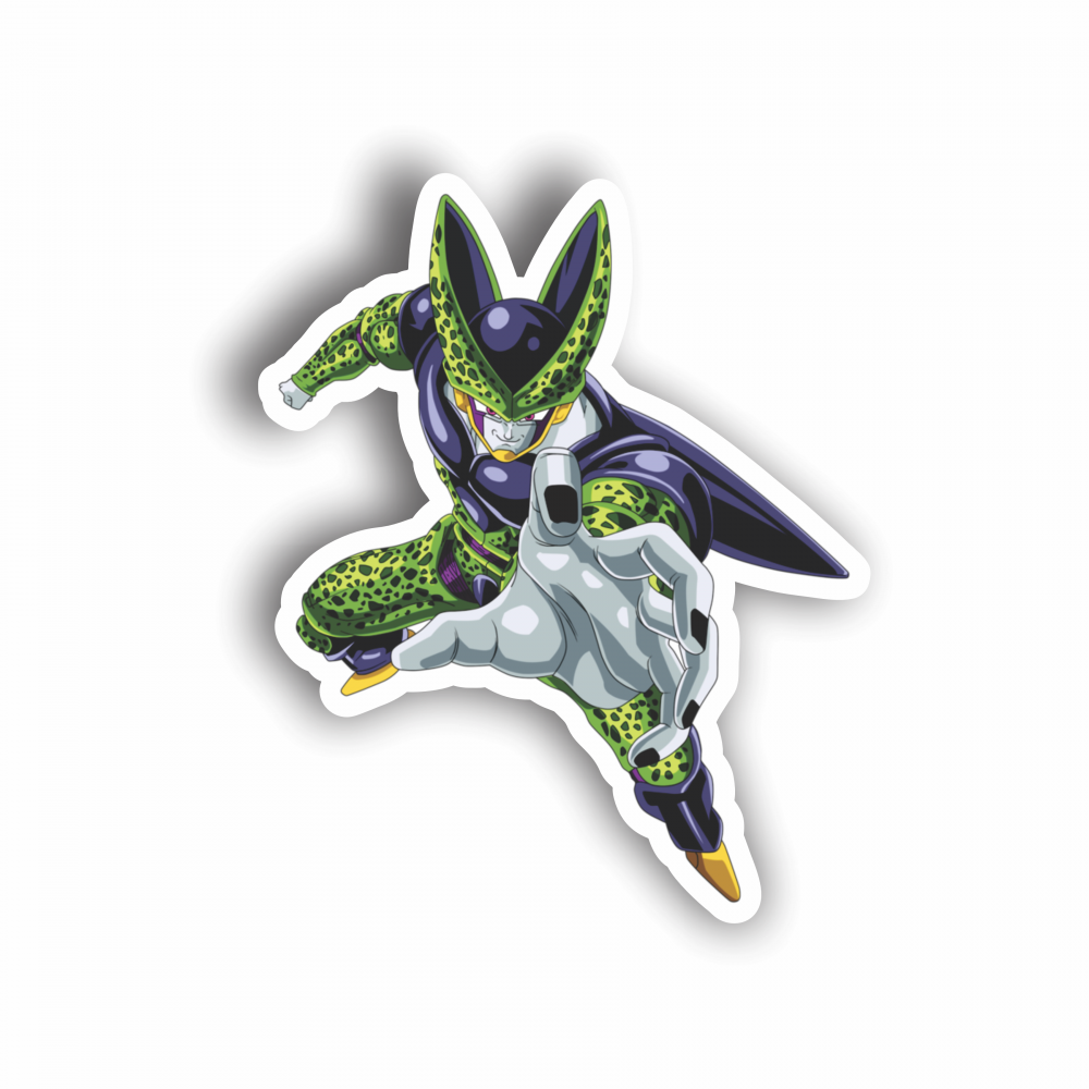 CELL PERFEITO - DRAGON BALL - STICKER BOSS