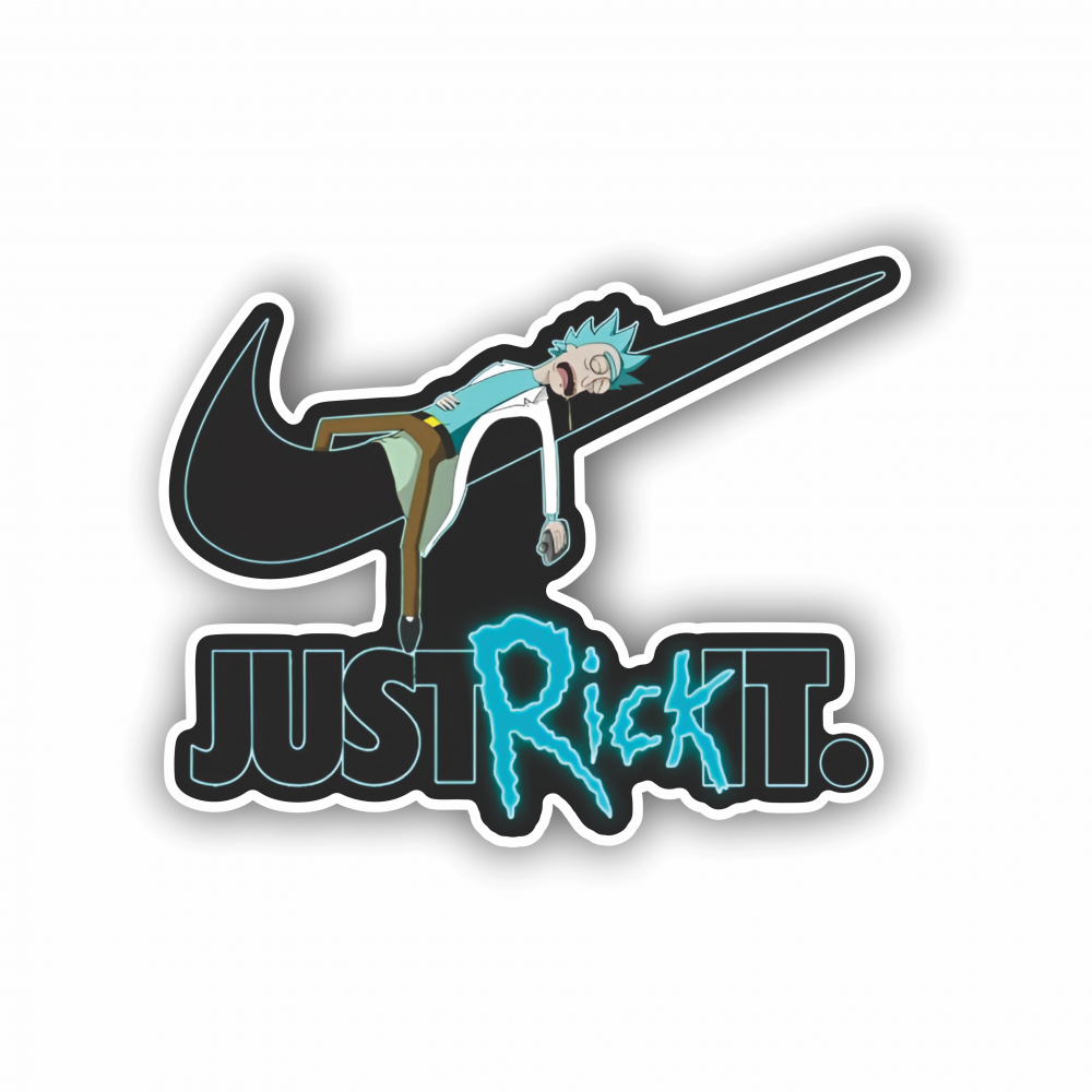JUST RICK IT - NIKE - STICKER BOSS
