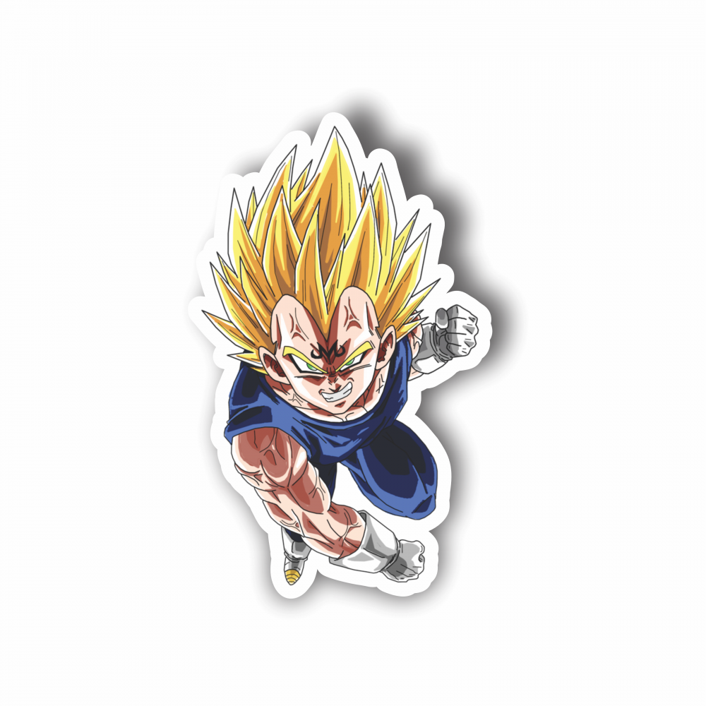 MAJIN VEGETA #2 - DRAGON BALL - STICKER BOSS