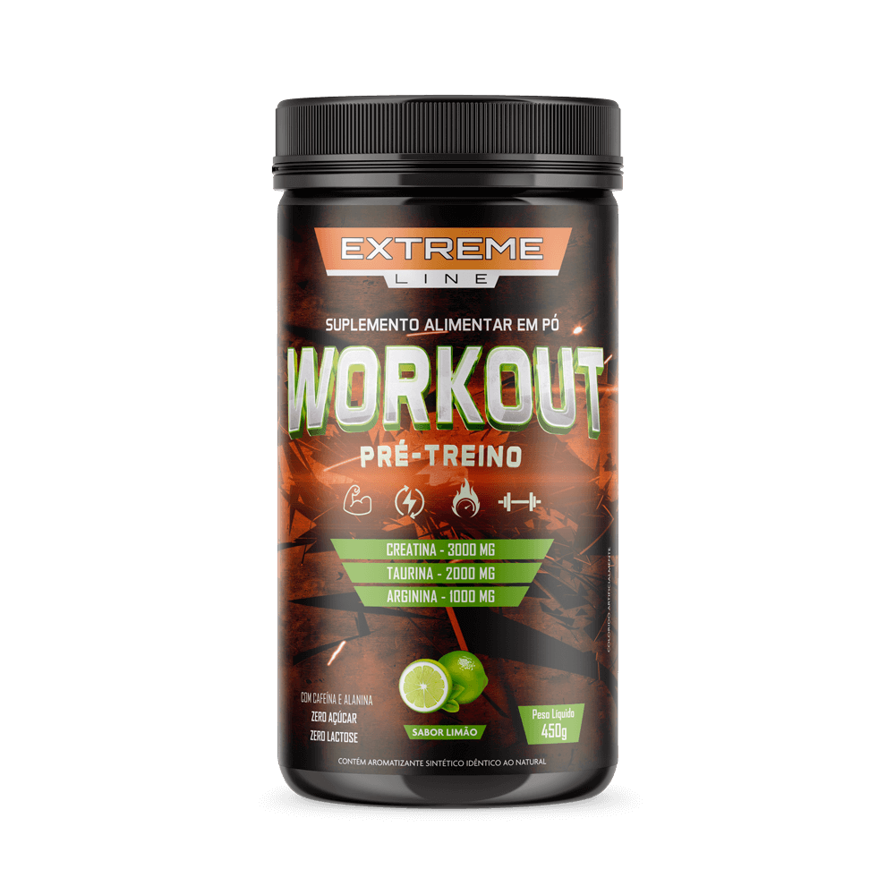 PRÉ-TREINO - WORKOUT (450g) - Storm Suplementos