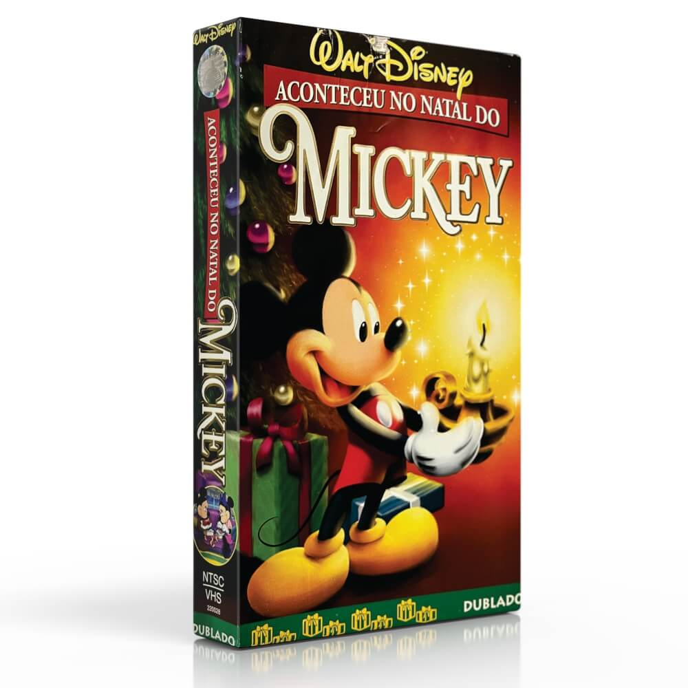 Aconteceu no Natal do Mickey│Fita VHS - StudioVHS.tv│Fita VHS para Digital