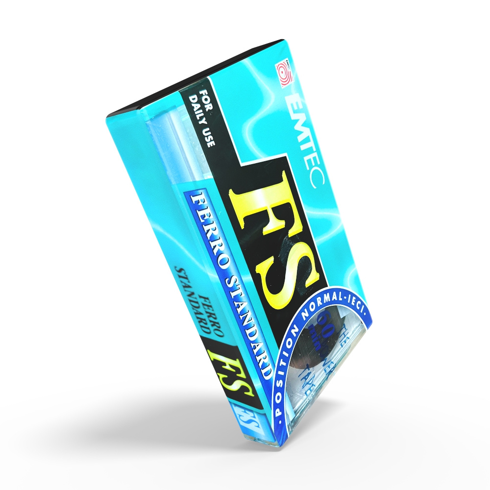 Fita Cassete de Áudio Virgem EMTEC FS Ferro Standard 60 min Deck [Tape ...