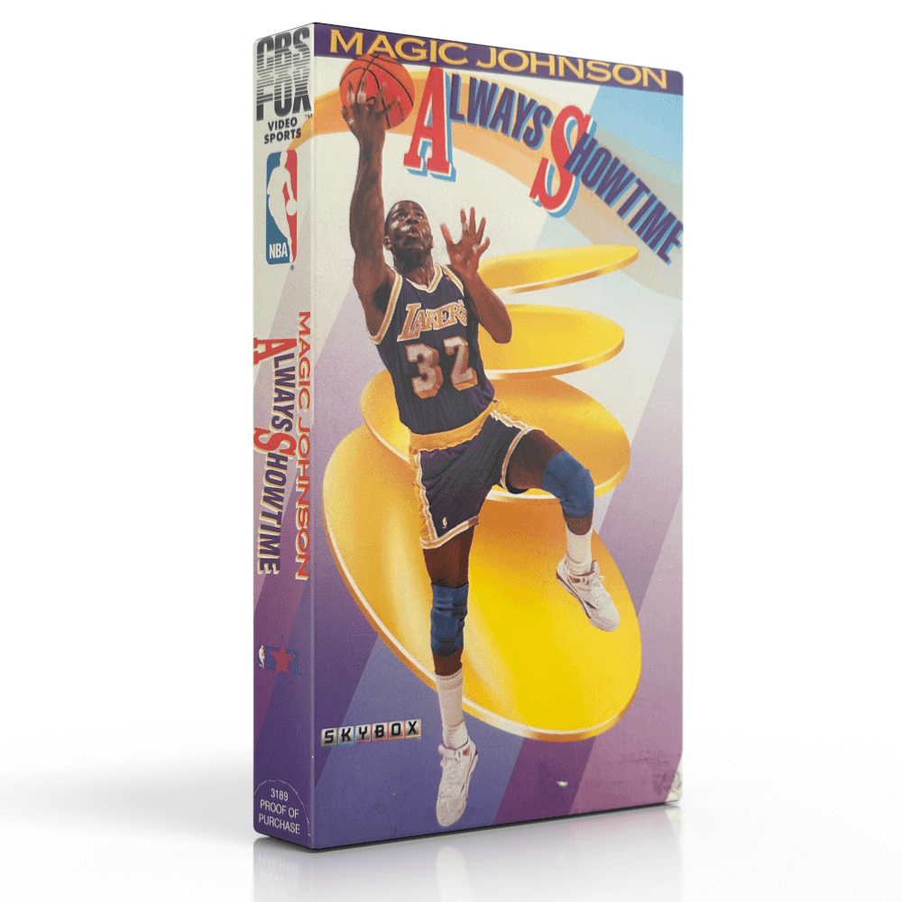 MAGIC JOHNSON ALWAYS SHOWTIME- VHS - StudioVHS.tv│Fita VHS para Digital