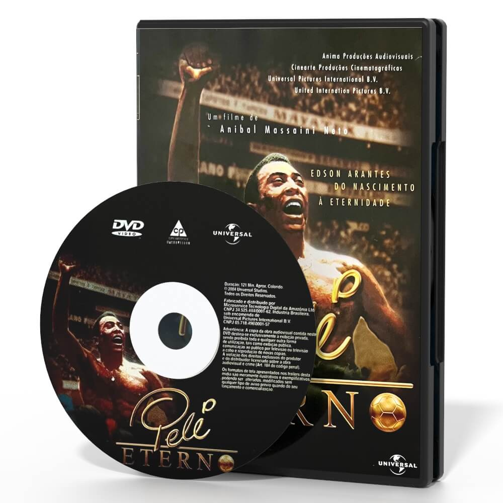 Pelé Eterno │ DVD - StudioVHS.tv│Fita VHS para Digital