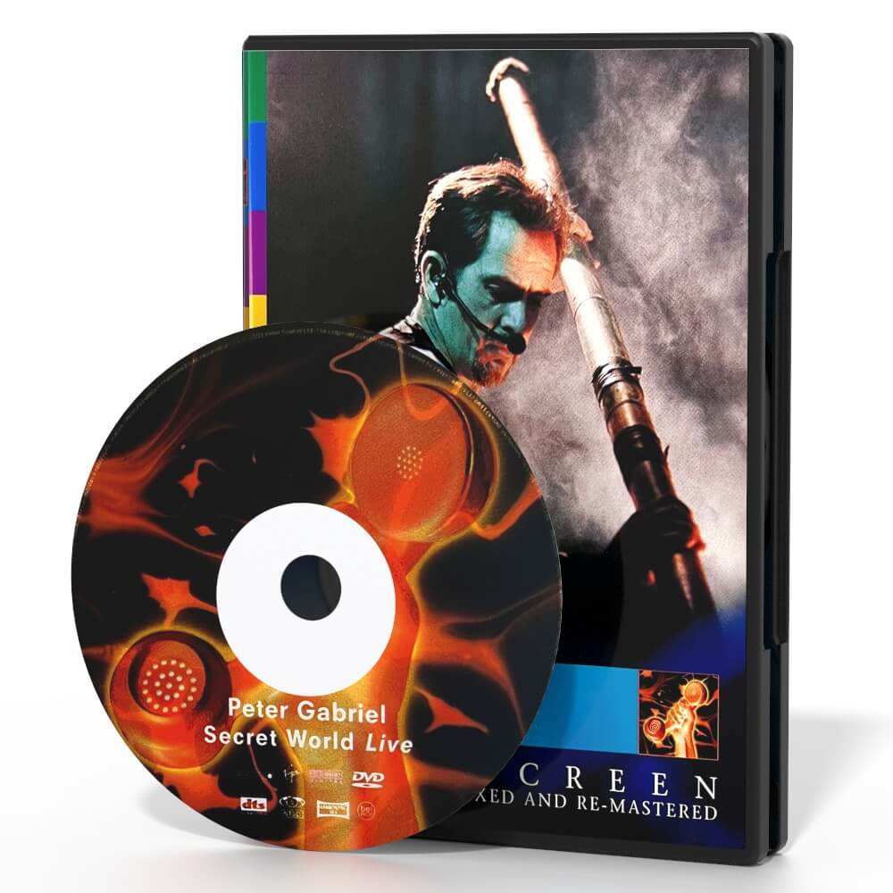 Peter Gabriel Secret World Live │ DVD - StudioVHS.tv│Fita VHS para Digital