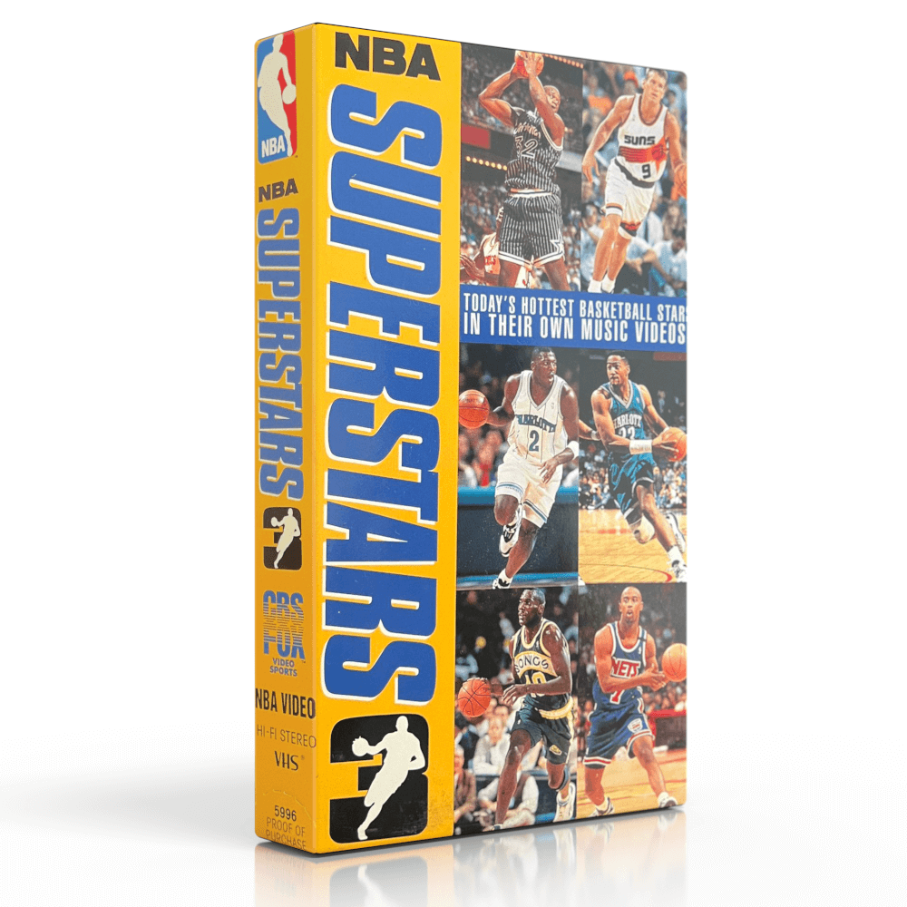 SUPERSTARS NBA - VHS - StudioVHS.tv│Fita VHS para Digital