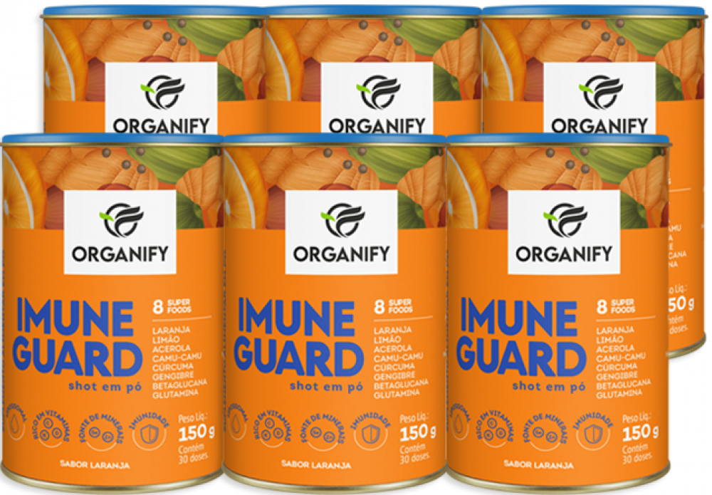 6 Potes Imune Guard 150 gr - Organify