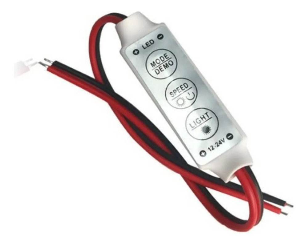 Mini Controlador 12v Dimmer Strobo Fita Led Lâmpadas - Supersom Online