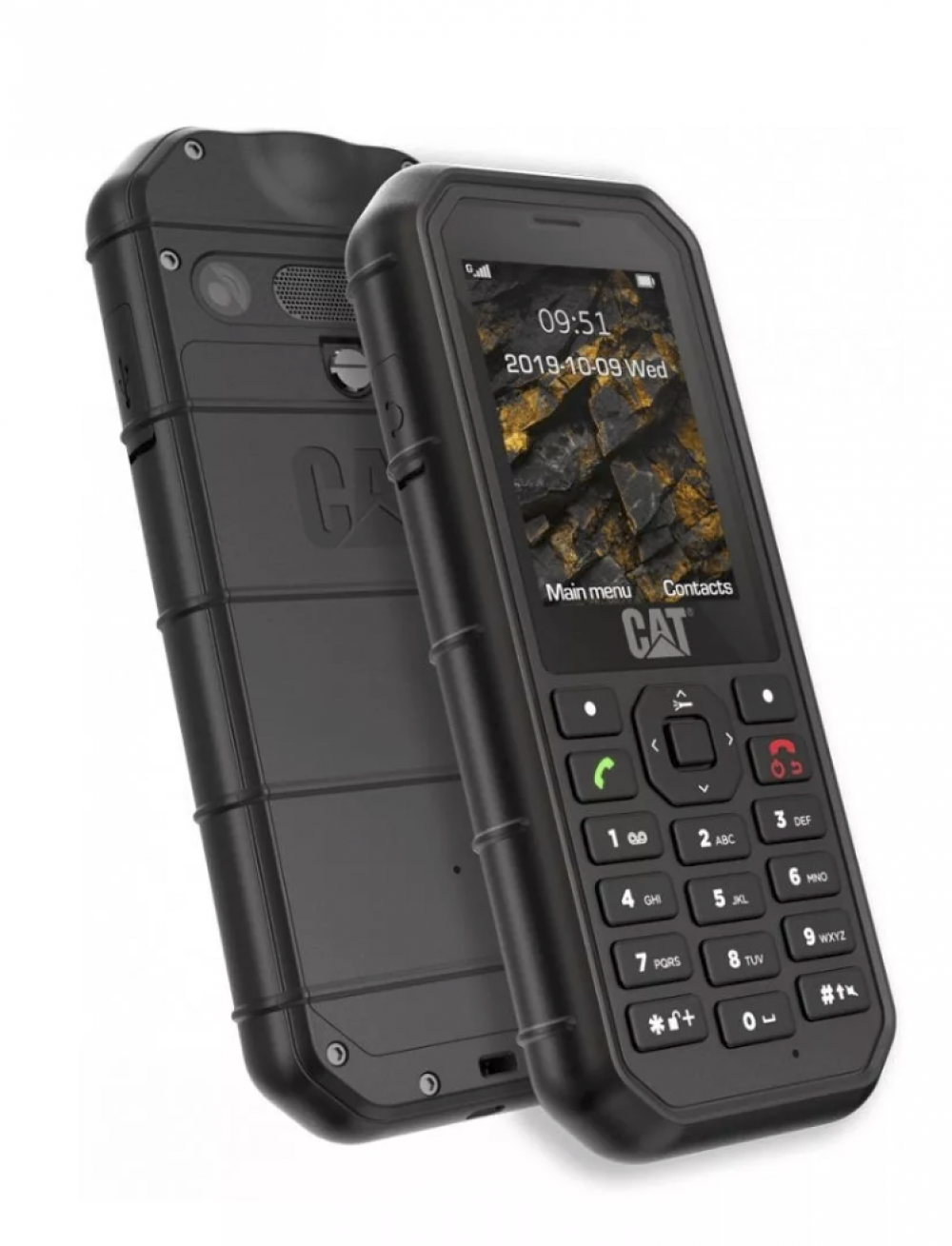 Celular CAT B26 Dual SIM 8 MB preto 8 MB RAM - SUPRIMAIS