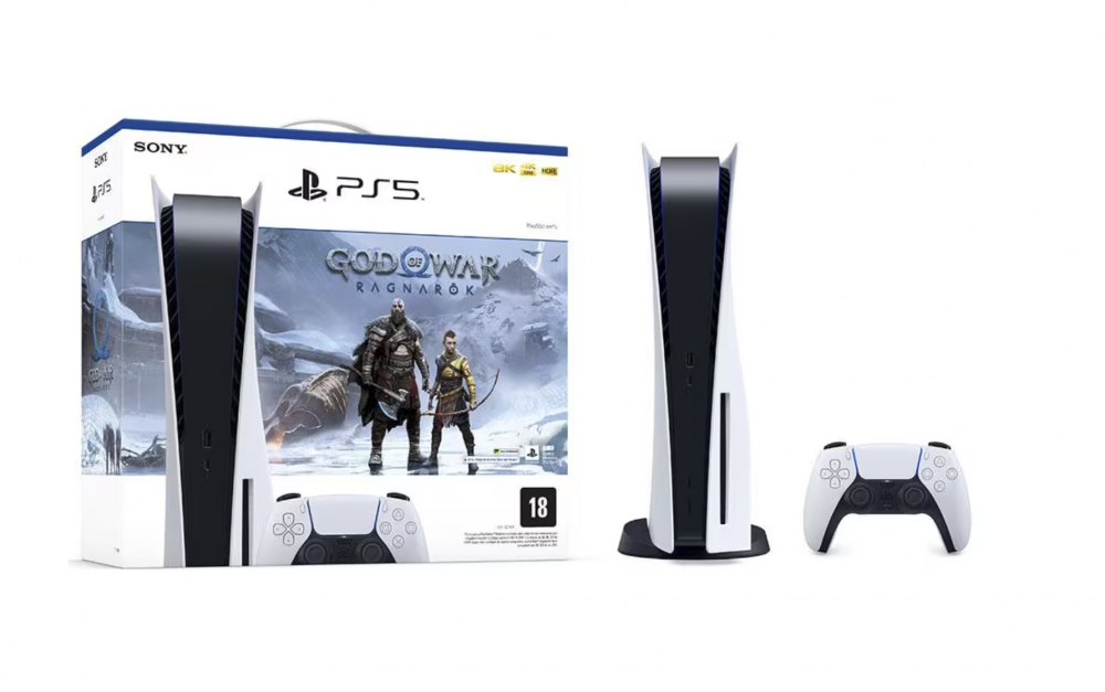 Console Playstation 5 825GB SSD + God of War Ragnarok Bundle - SUPRIMAIS
