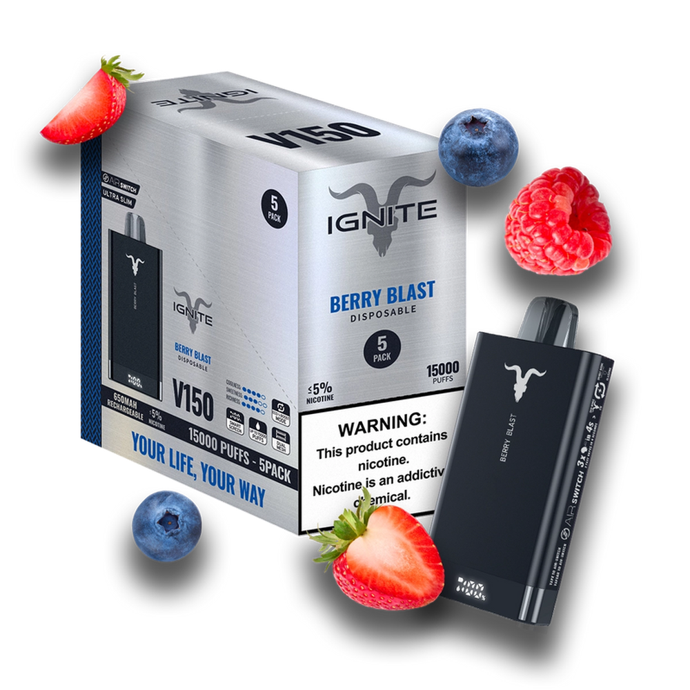 IGNITE V150 VAPE DEVICE [5 PACK] - TabacariaSP