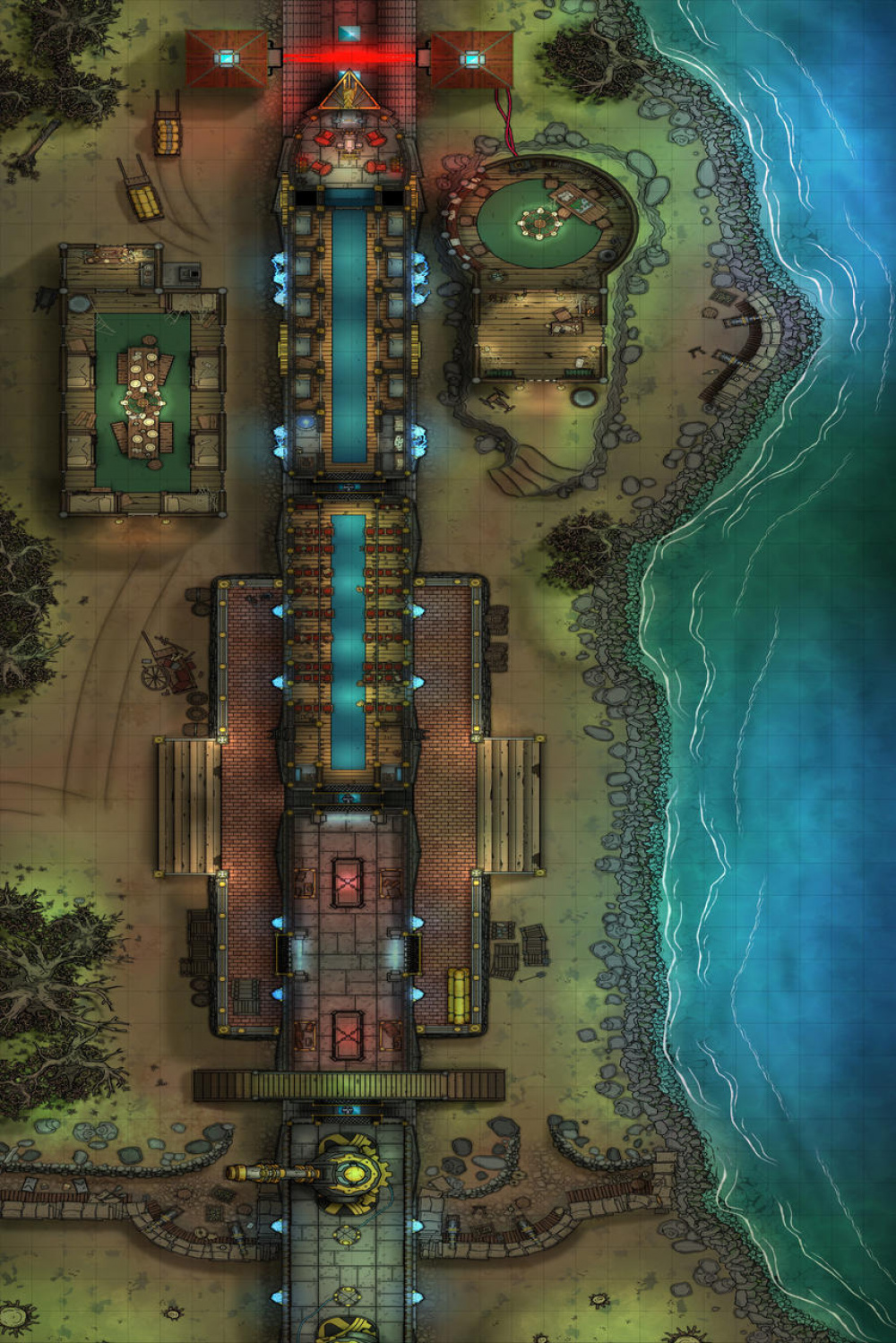 Mapas de batalha grid rpg - tabuleirobrasil