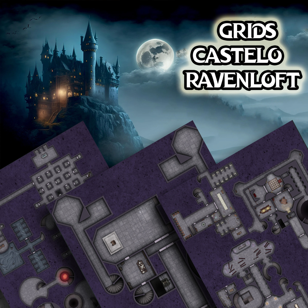 grid castelo ravenloft - Tabuleiro Brasil a sua loja de RPG