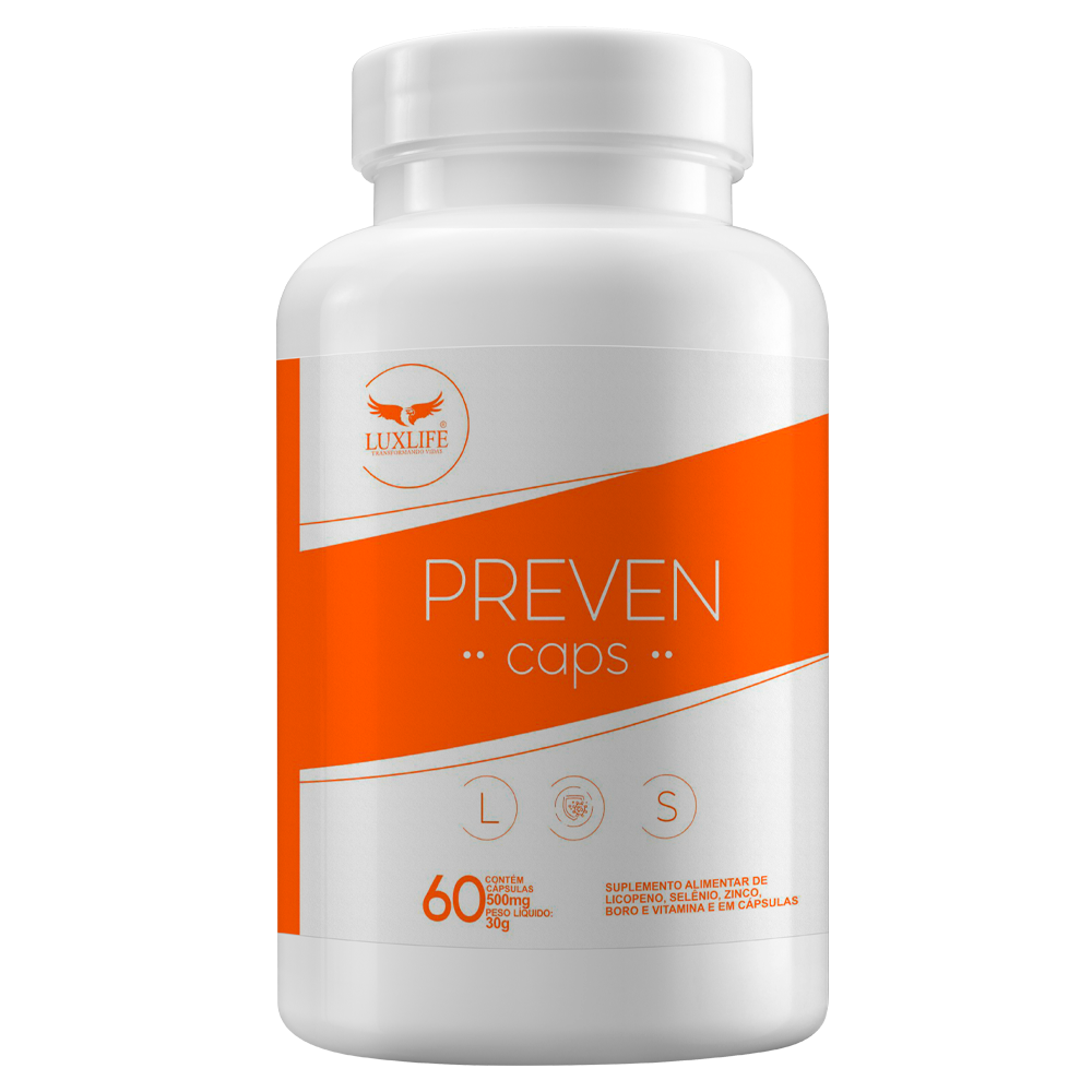 PREVEN CAPS - CAPS 60 45g - LUXLIFE | LOJA VIRTUAL