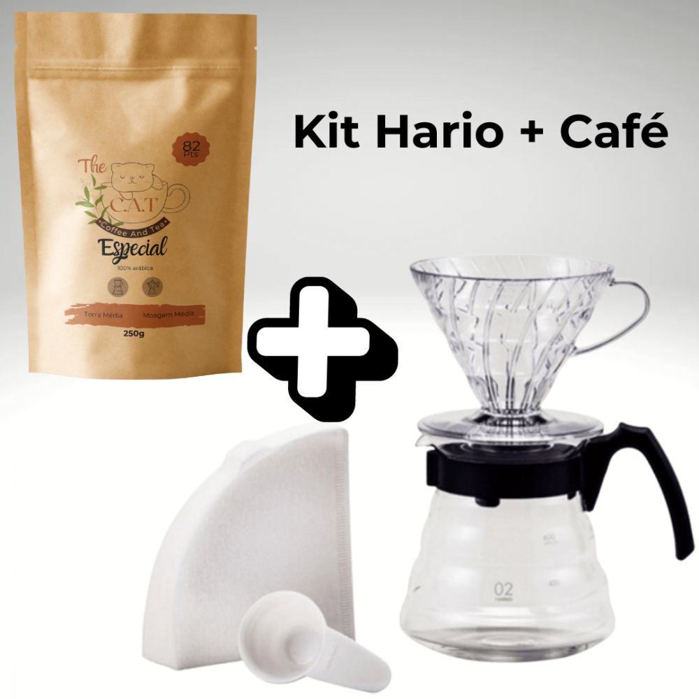 Kit Hario + Café 250g - The C.A.T