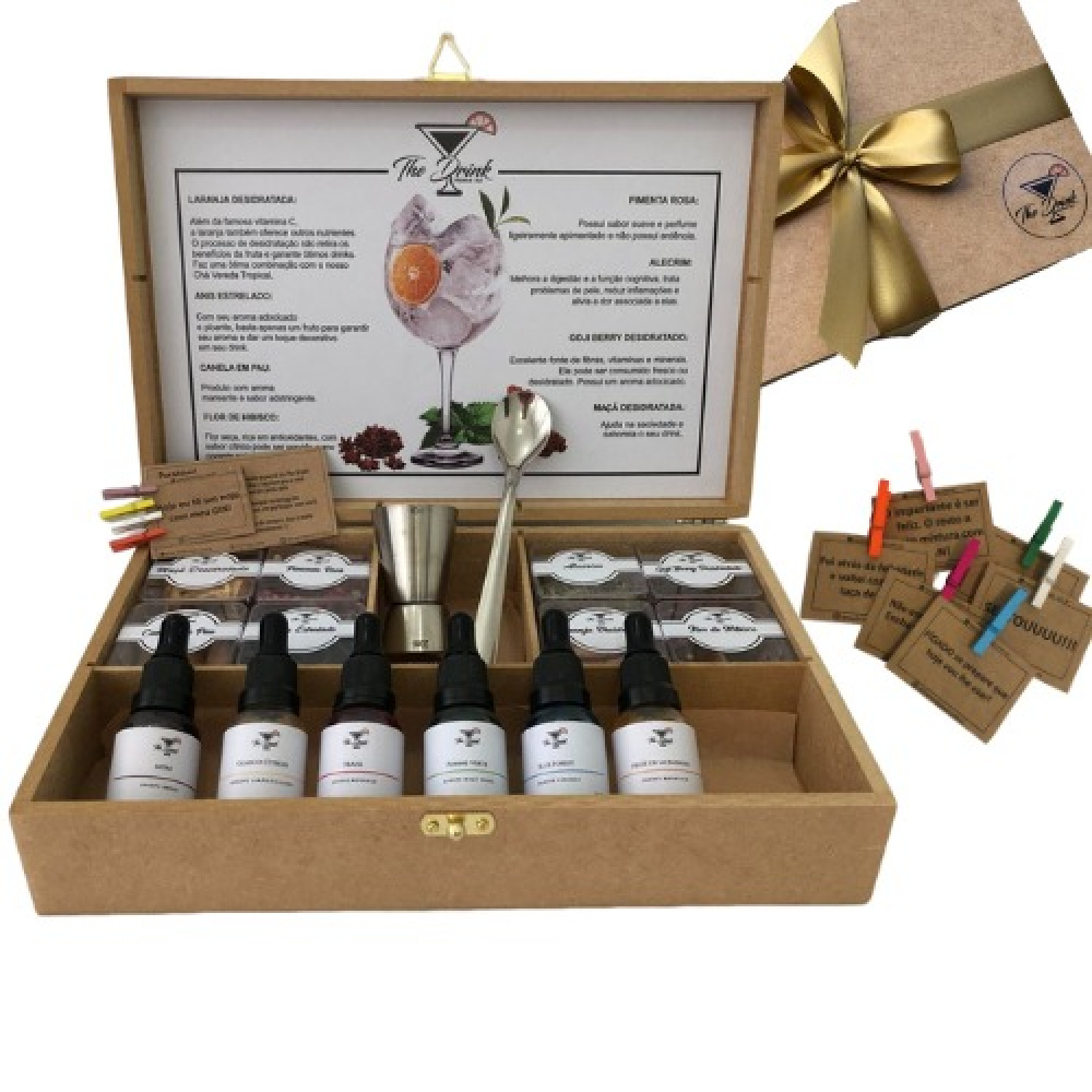 Kit Gin Completo. Drinks prontos em menos de 5 minutos - The Drink Gin ...