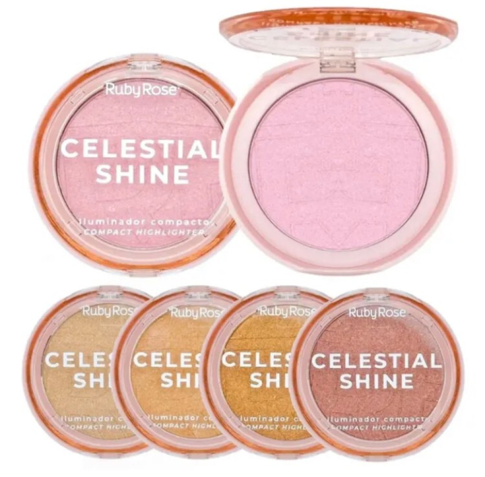 Iluminador Celestial Shine - Ruby Rose - Tô de Make