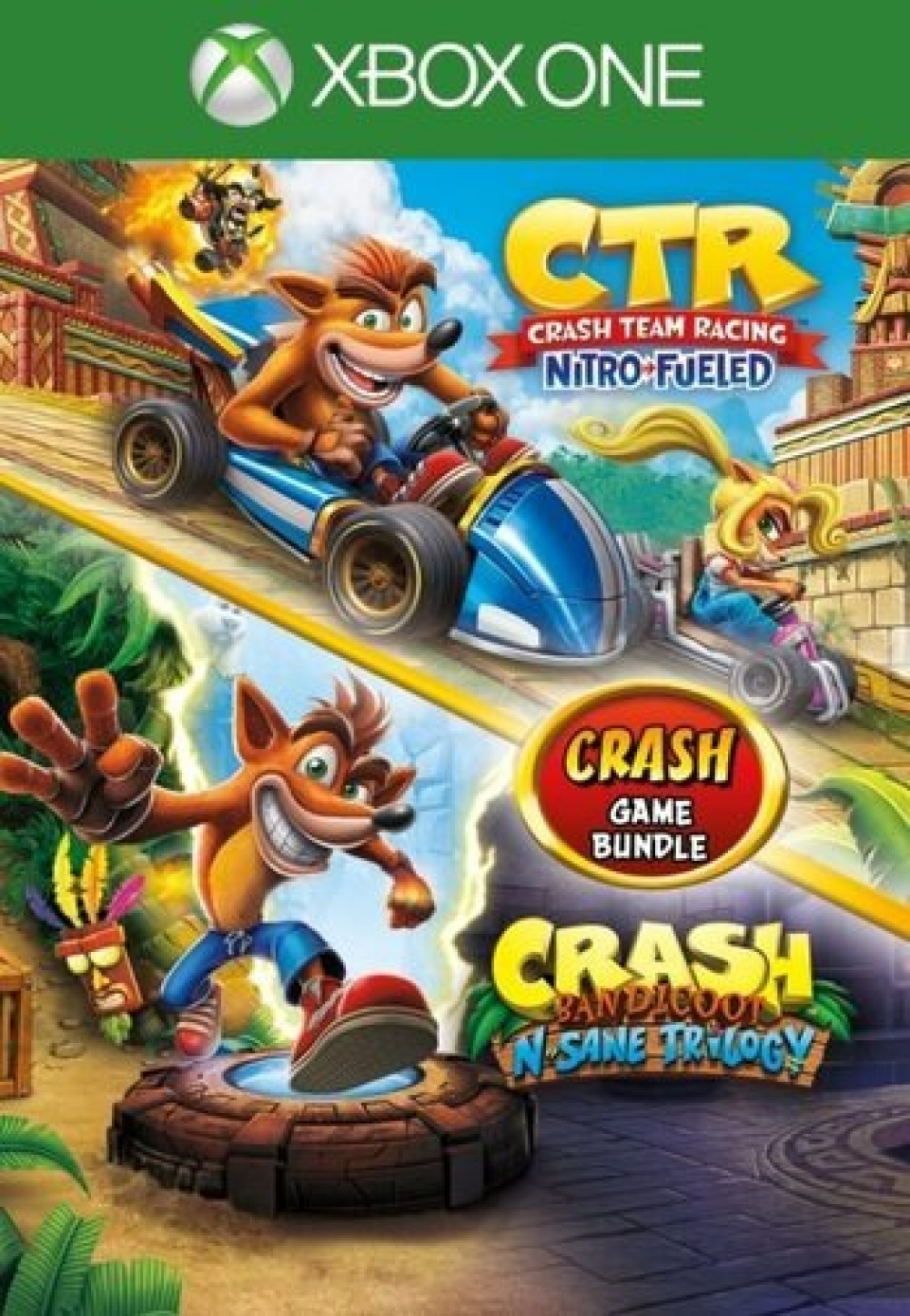 Crash Bandicoot Bundle - N. Sane Trilogy + CTR Nitro-Fueled Código 25 ...