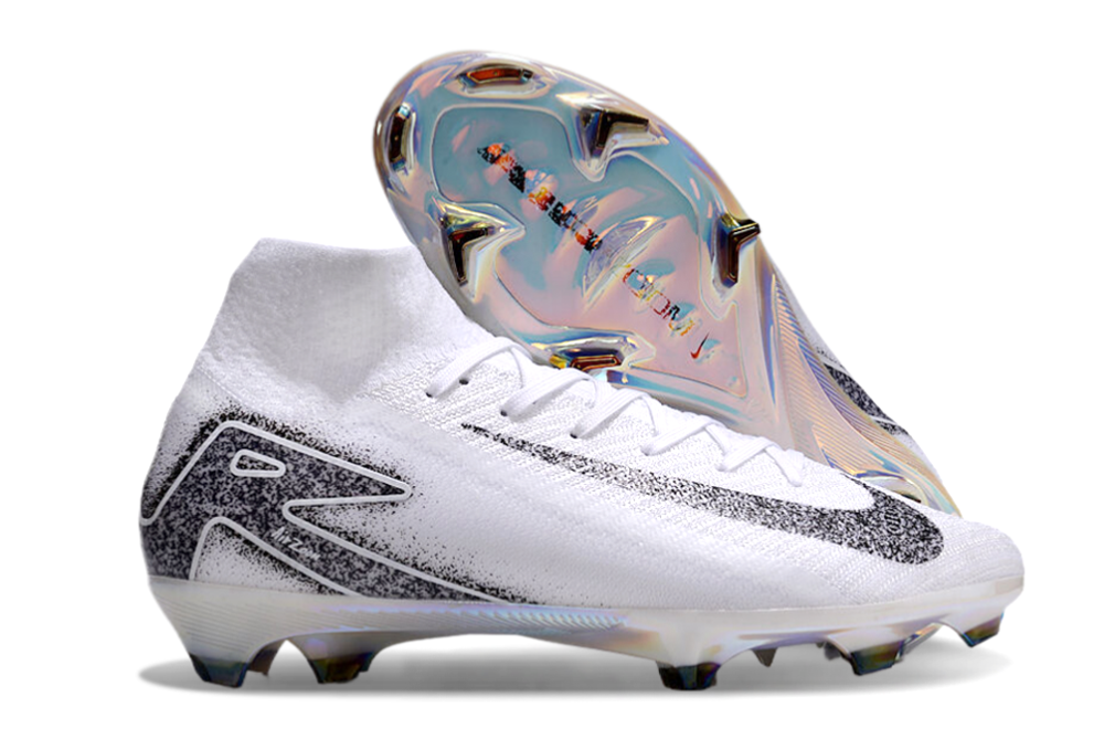 Chuteira Nike Air Zoom Mercurial Superfly 10 Elite Campo FG - Cinza ...