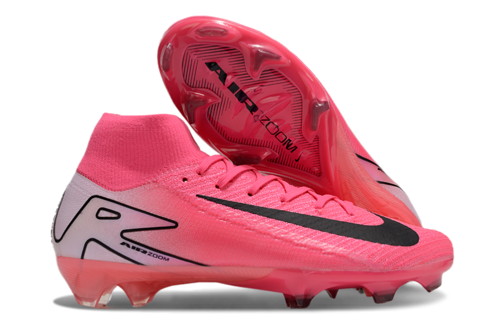 Chuteira Nike Air Zoom Mercurial Superfly 10 Elite Campo FG - Rosa ...