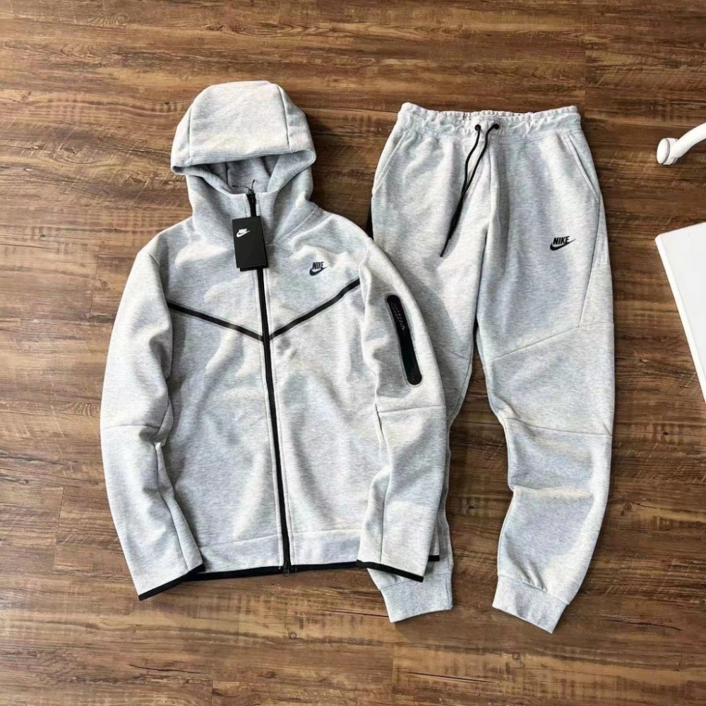 Conjunto Nike Tech Fleece - Cinza - Torres Imports