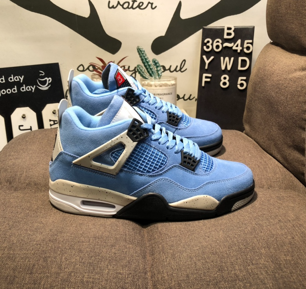 Tênis Nike Air Jordan 4 Retro 'University' - Azul - Torres Imports