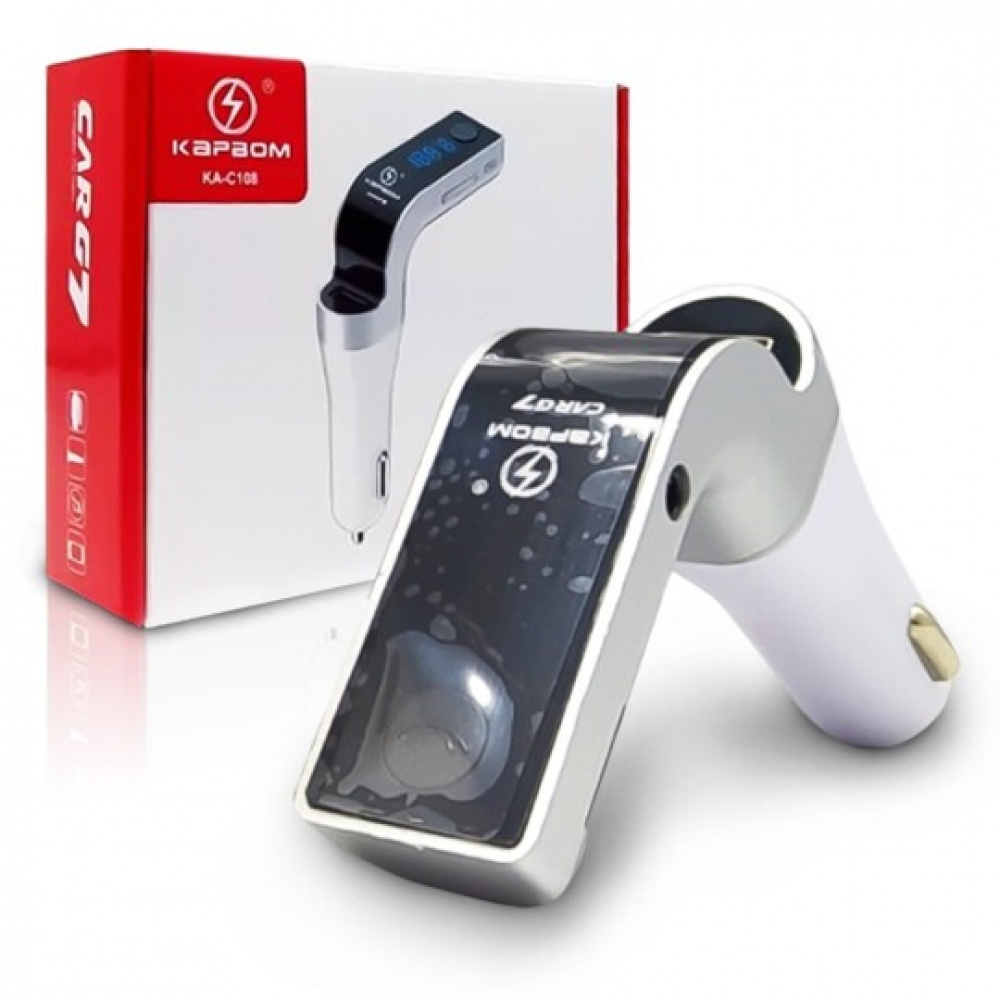 Carregador Veicular com Bluetooth / Radio FM / Chamadas KAPBOM - Trs Tech
