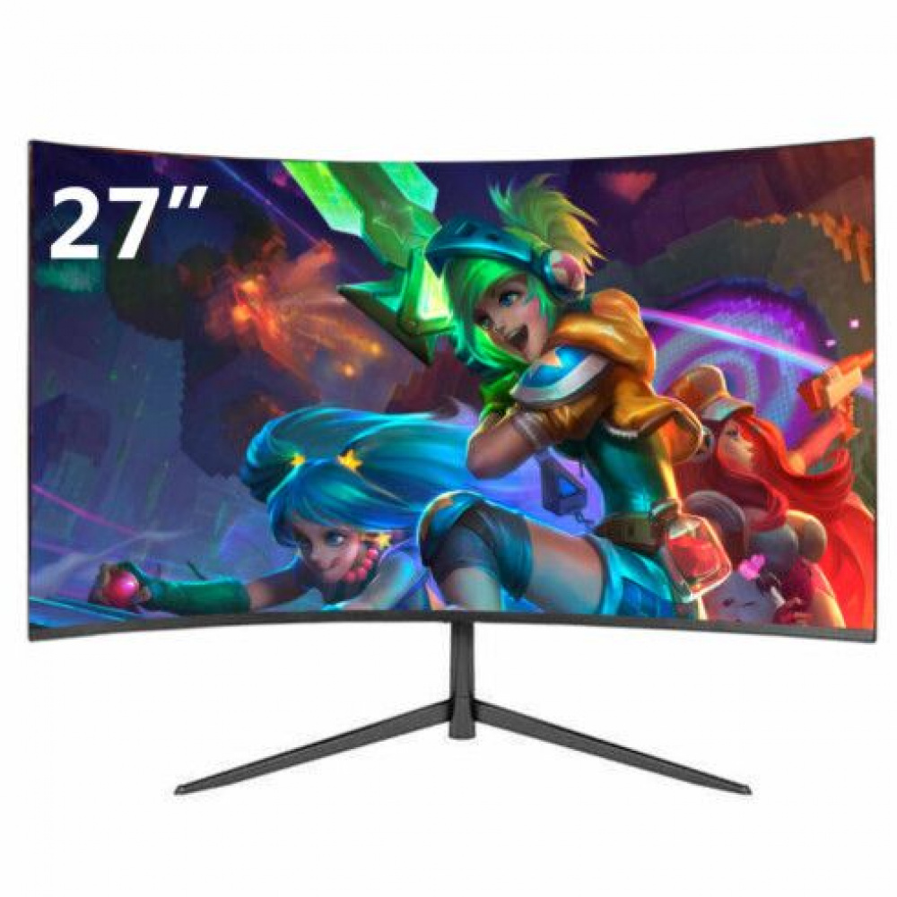 Monitor Gamer Curvo 27 Polegadas 5ms 1080p Full HD AITEK - DELTA-M2710C ...