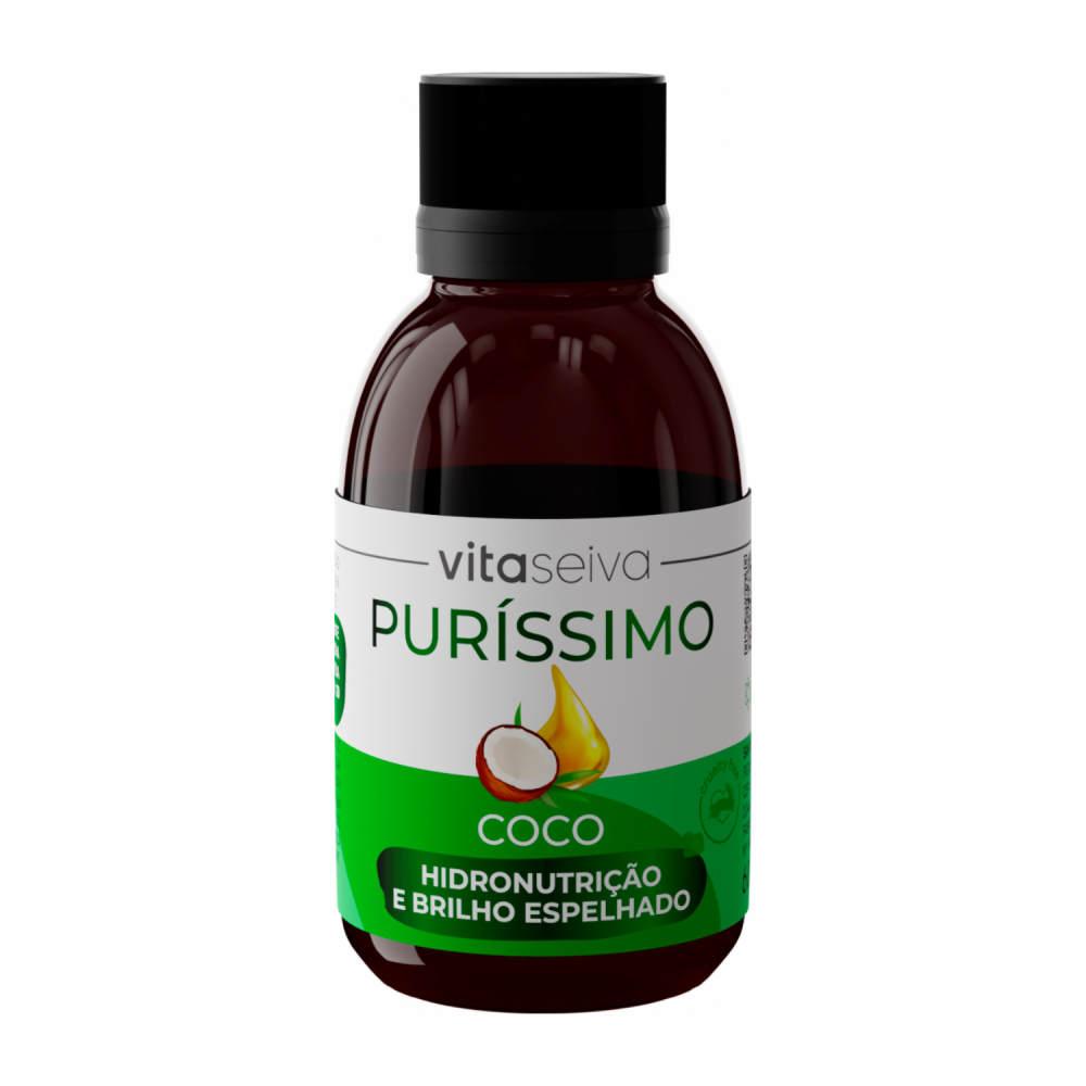 Óleo Capilar Coco Puríssimo Vita Seiva 60ml - Tudo de Beleza
