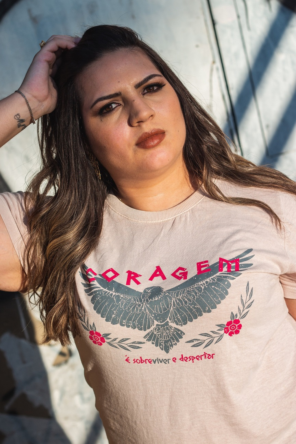 T-shirt - CORAGEM (Estonada) - Una Store