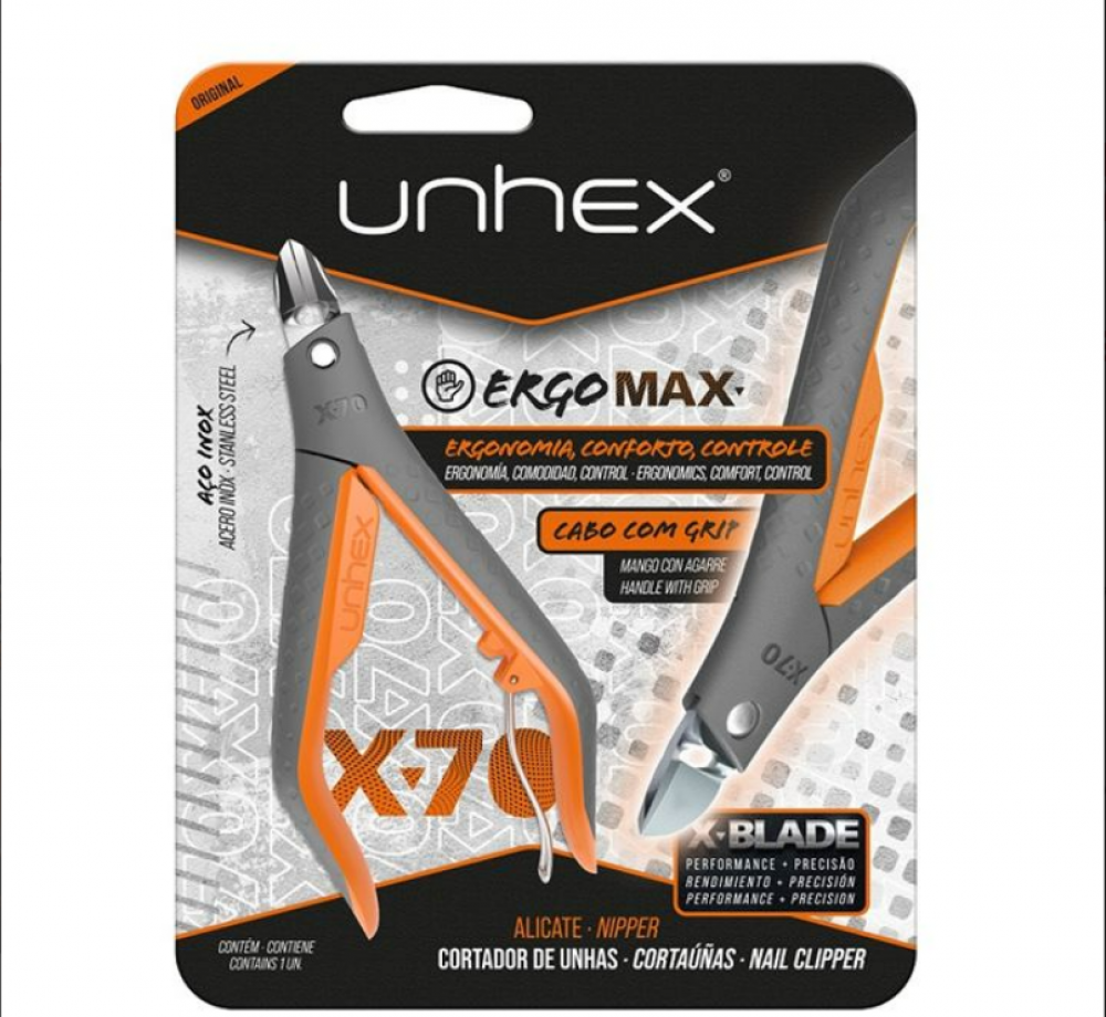 Alicate Unhex X70 Laranja - Up You Sense Beauty