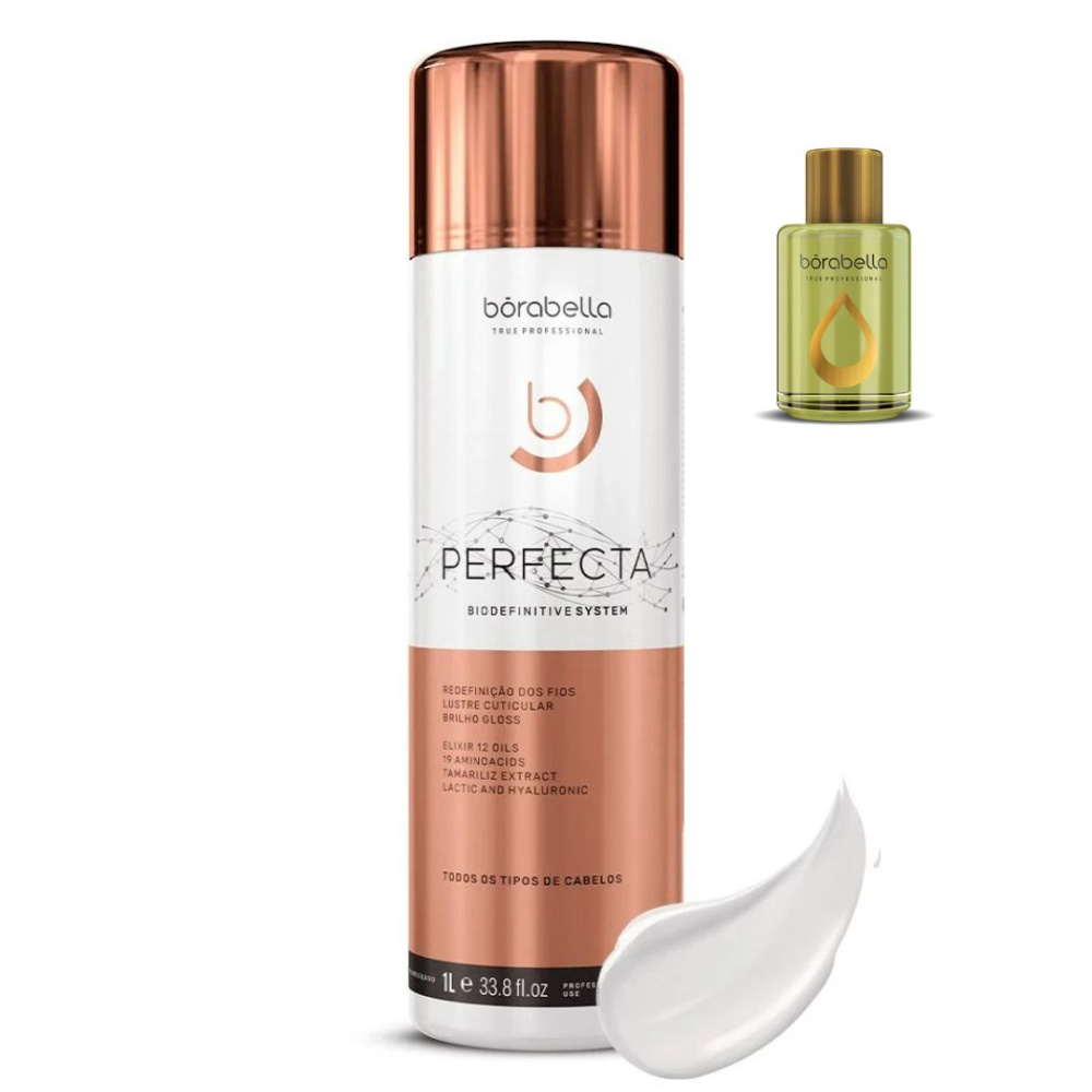Perfecta Bio Definitive Borabella 1L Alisamento Orgânico com 12 Óleo ...