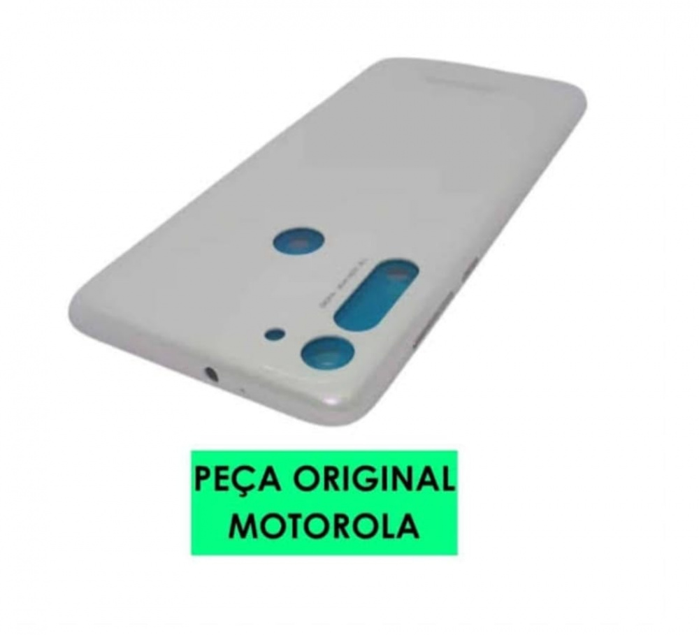 Tampa Traseira Moto G8 XT2045 Original Retirada Cor Branco - Vcell ...