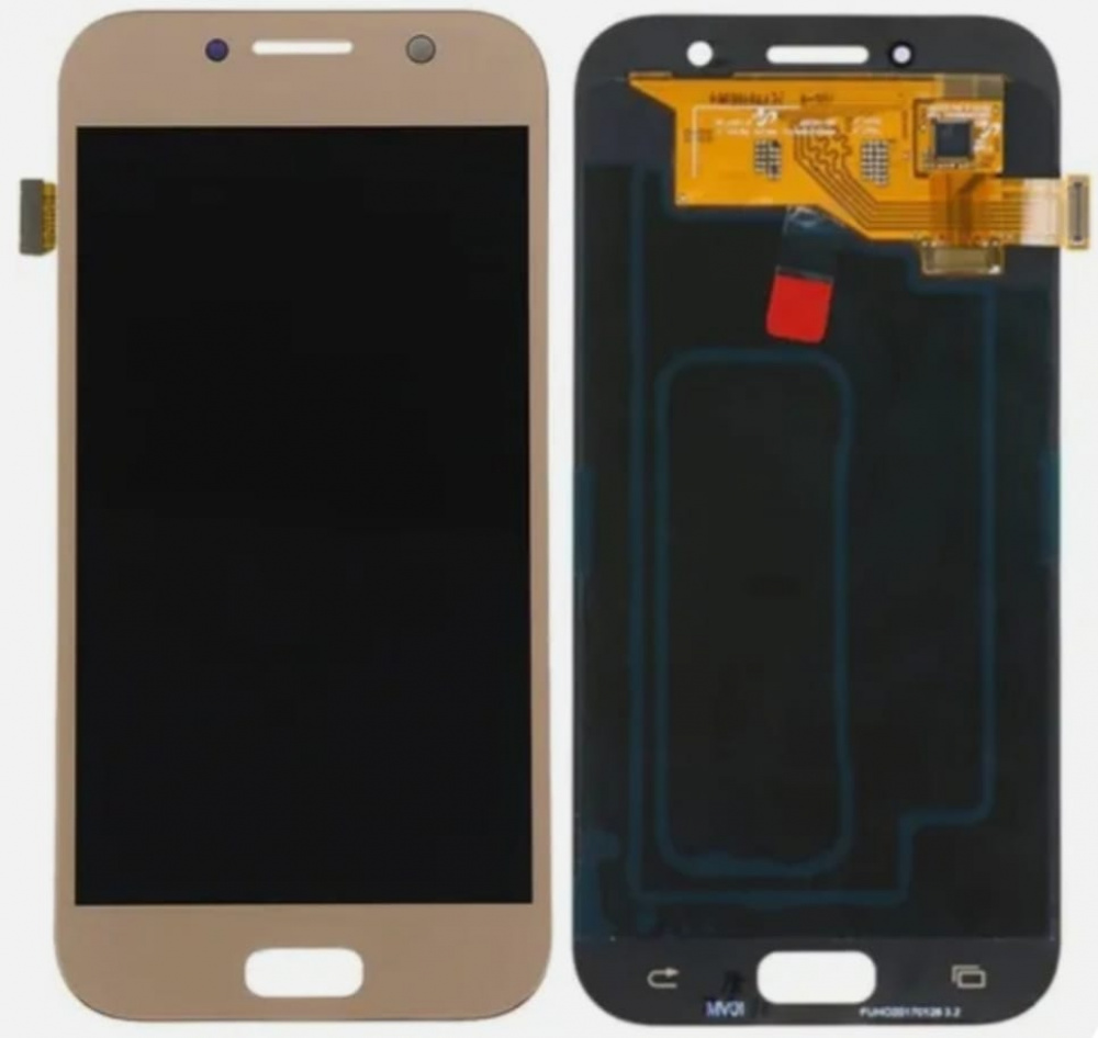 Tela Display A5 2017 A520 Oled Cor Dourado - Vcell Celulares