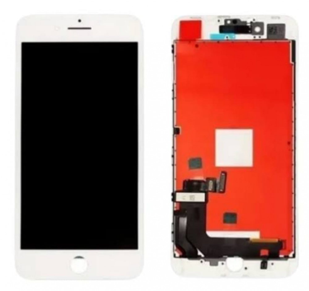 Tela Display Iphone 8 Plus / 8G Plus VIVID (Branco) - Vcell Celulares