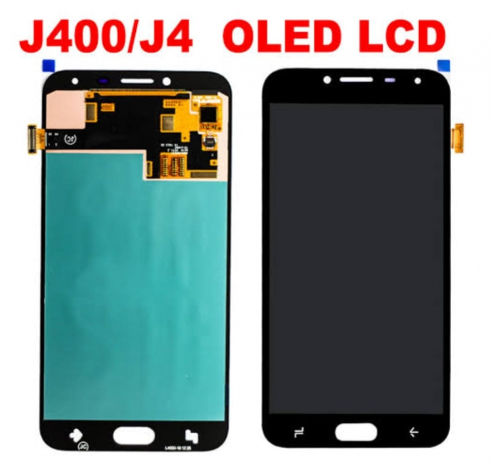 Tela Display J4 2018 J400 Oled Sem Aro Cor Preto - Vcell Celulares