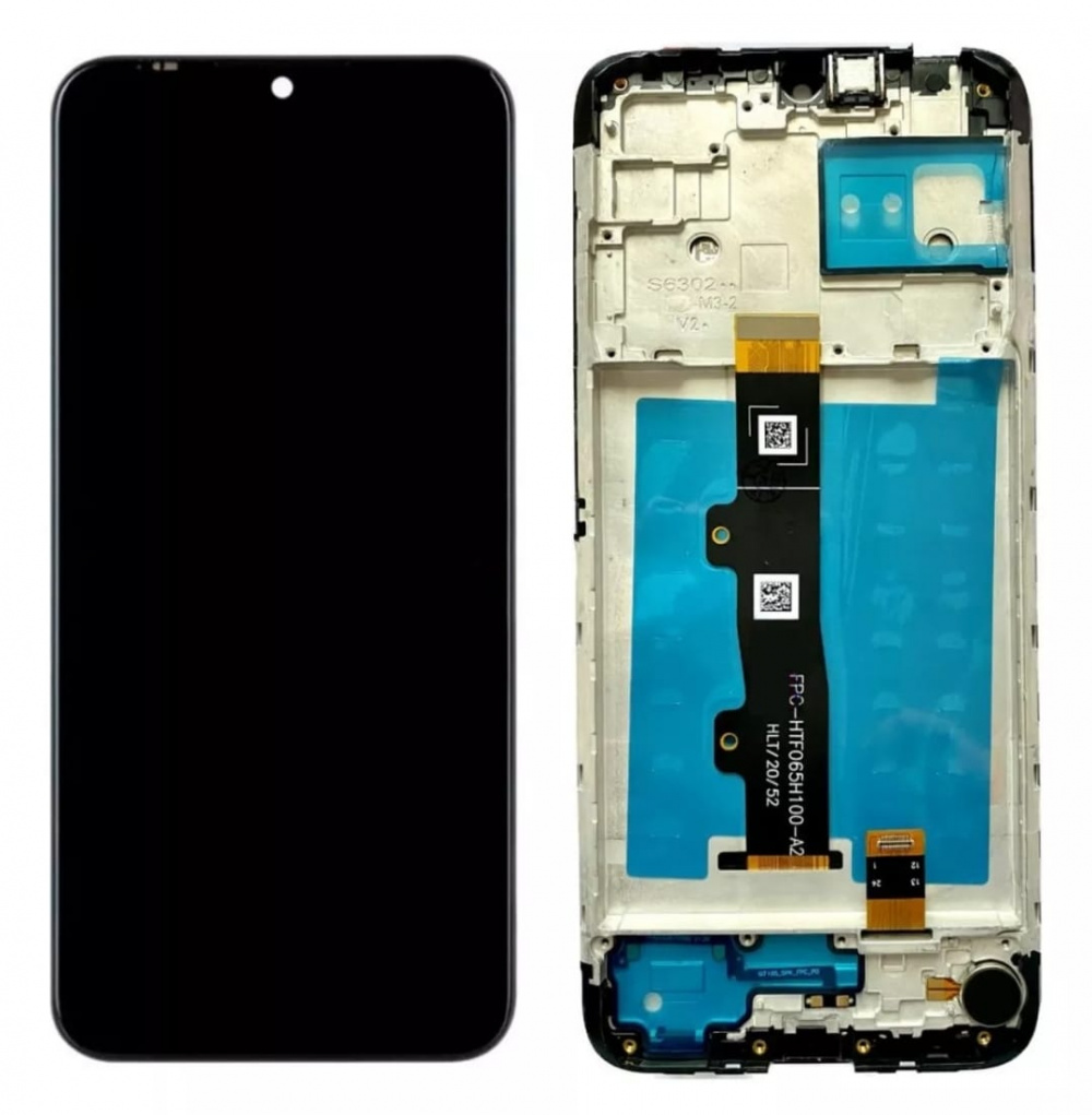 Tela Display Moto E7 Power XT2097 Com Aro - Vcell Celulares