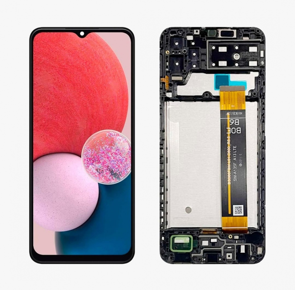 Tela Display Samsung A13 4G Versão (A135F) Vivid com Aro - Vcell Celulares