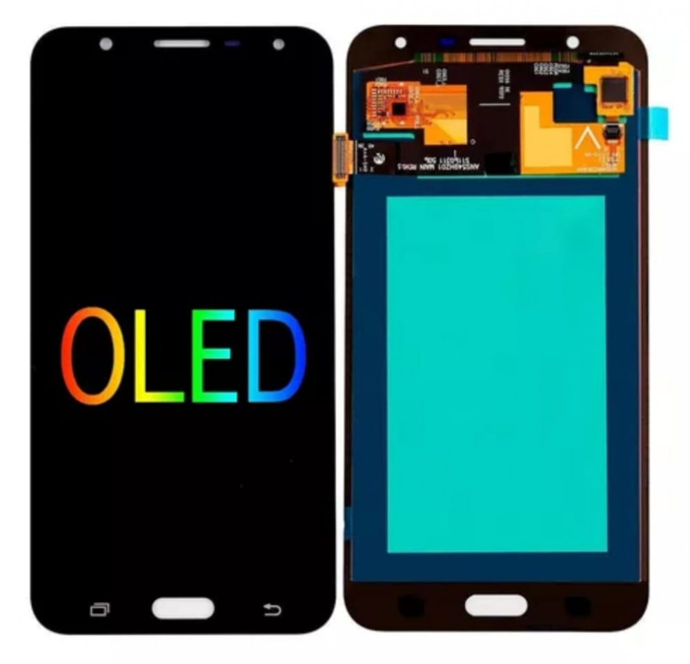 Tela Display Samsung J7 Duos J7 Neo Oled Sem Aro Cor Preto - Vcell ...