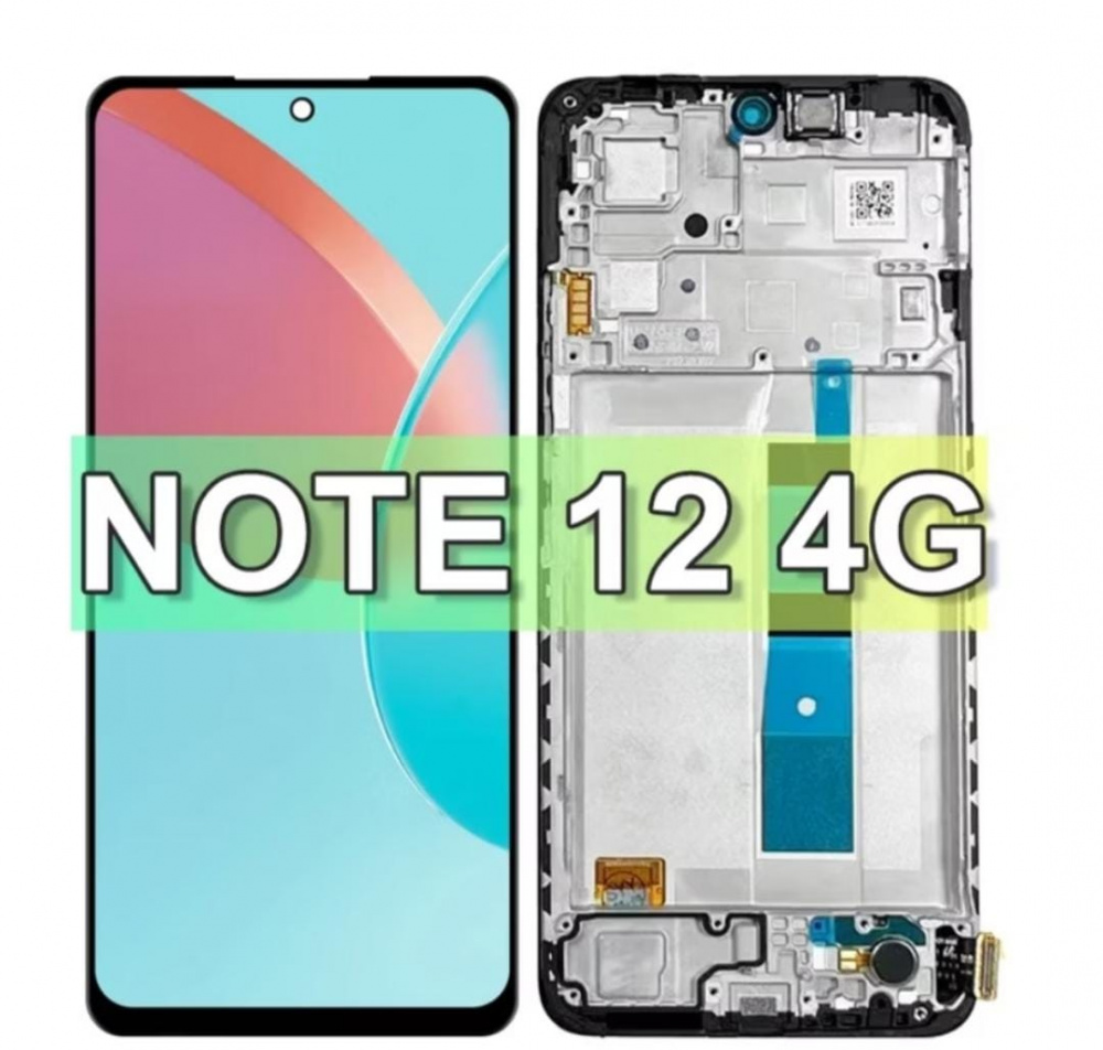 Tela Display Xiaomi Note 12 4G Incell Com Aro Qualidade Premium - Vcell ...
