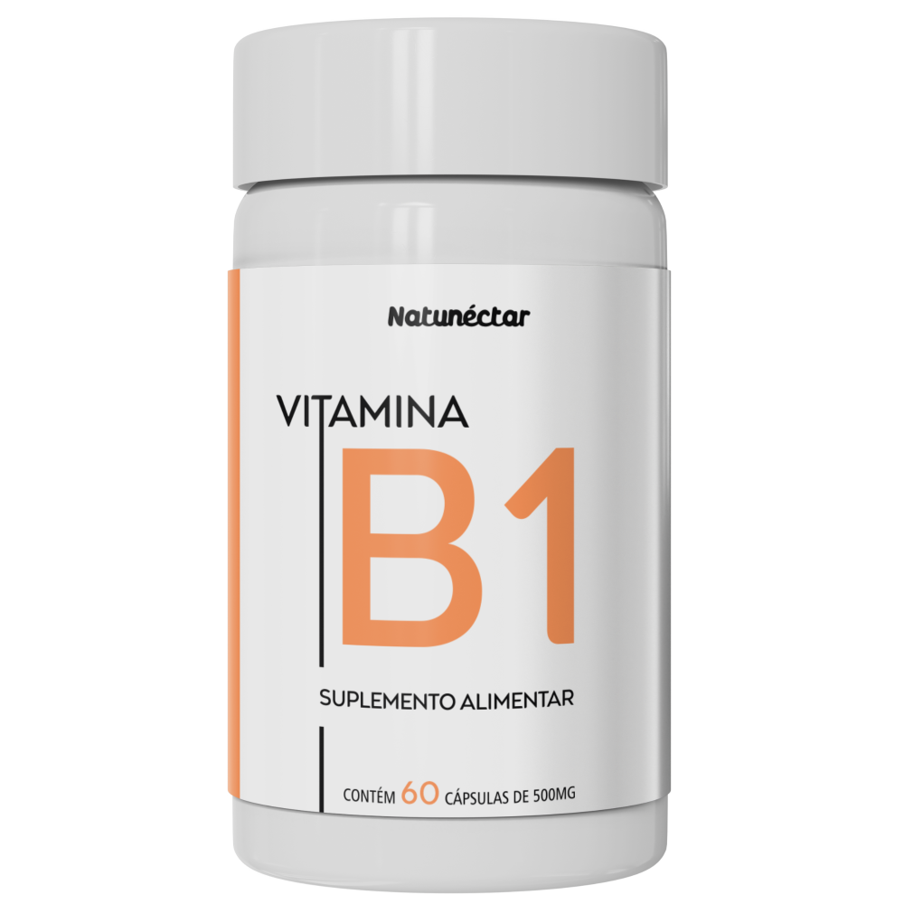 Vitamina B1 Tiamina 60 Cápsulas Natunéctar - Veli Nutrition